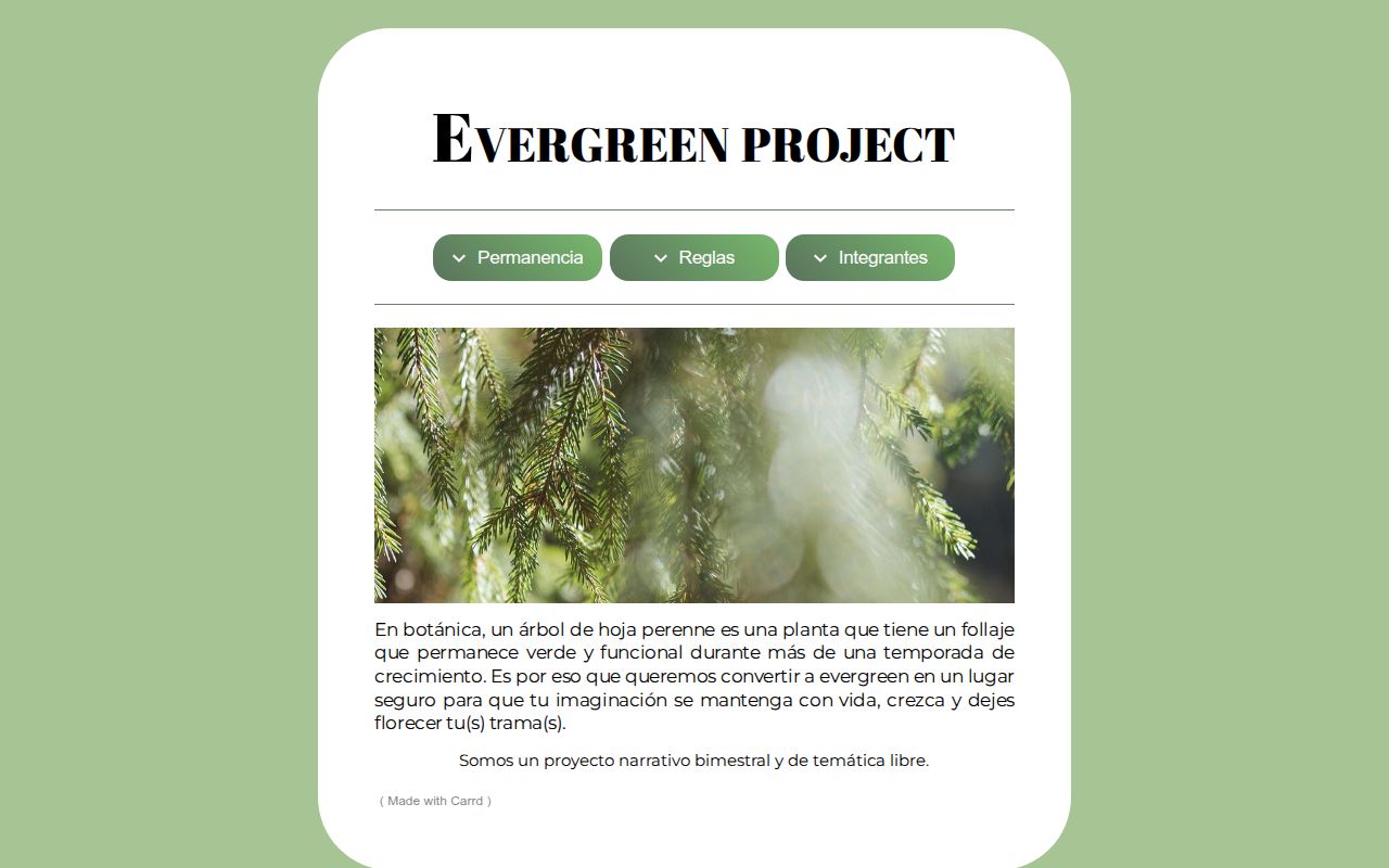 evergreen project
